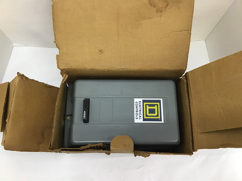 Square D Class 8536 Type SBG-2 AC Magnetic Starter NEMA Size 0 3 PH 3P ...