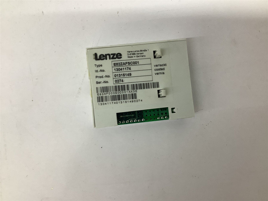 Lenze E82ZAFSC001 – BME Bearings and Surplus