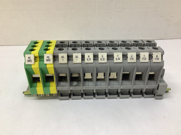 Phoenix Terminal Block Lot Of 10 On Rail – BME Bearings and Surplus