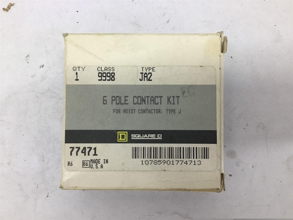 Square D Class 9998 Type JA2 6 Pole Contact Kit – BME Bearings and Surplus