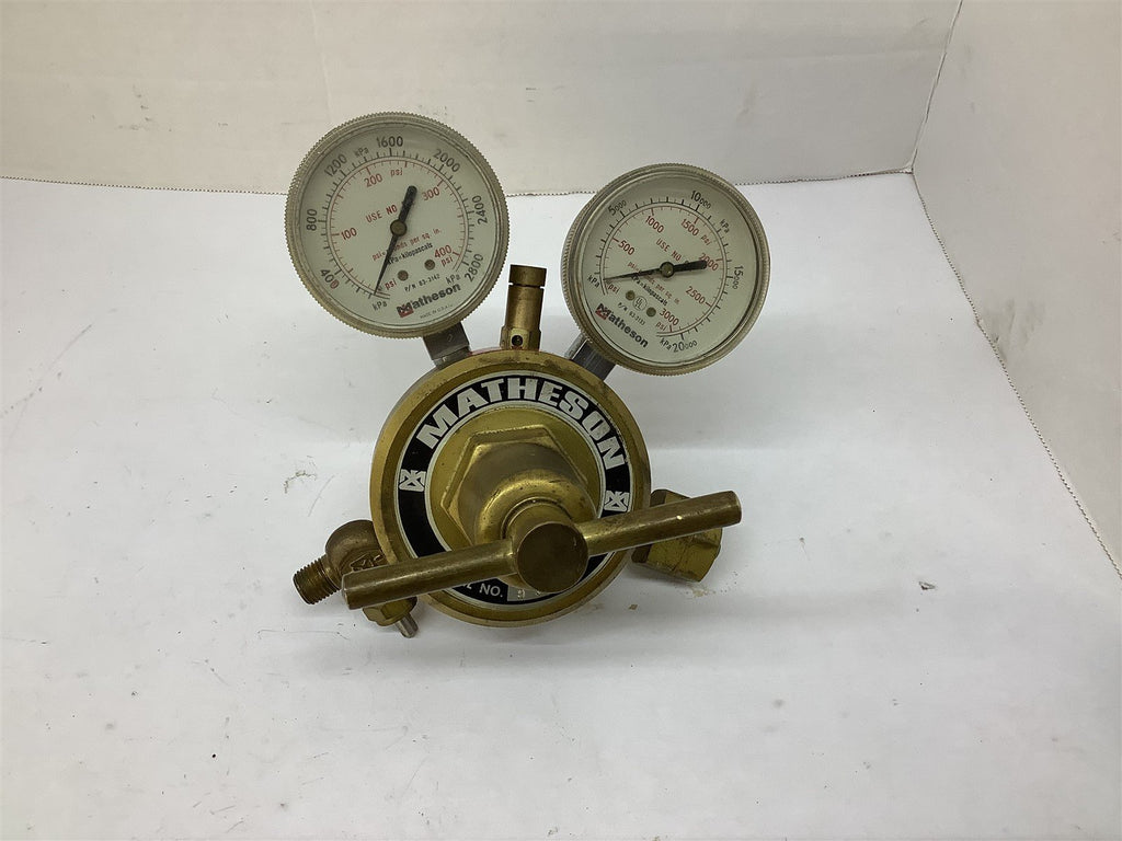 Matheson 9-350 Regulator – BME Bearings and Surplus
