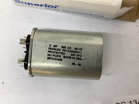 Superior 201053-030 Capacitor – BME Bearings and Surplus