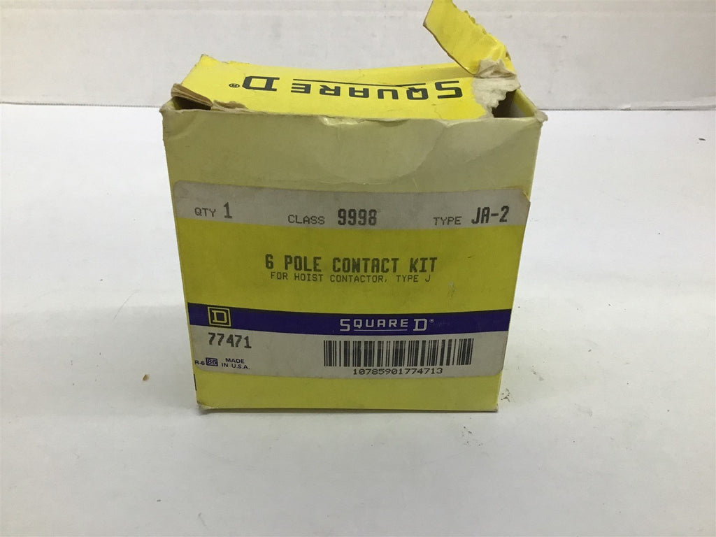 Square D Class 9998 Type JA-2 6 Pole Contact Kit – BME Bearings and Surplus