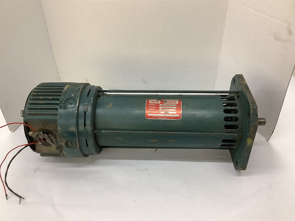 Porter 181-12-0015-0 Peerless DC Motor Frame DPM48ZES3 Serial QG77587 ...