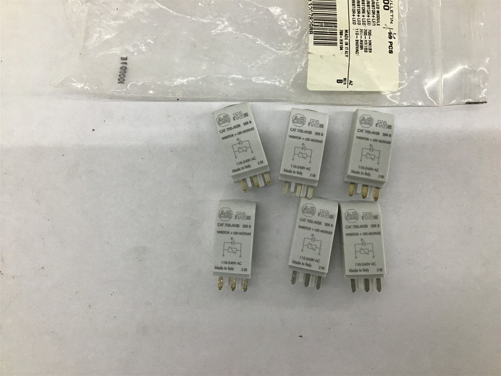 Allen-Bradley 700-AV3R Varistor and LED Module Package of 6 – BME ...