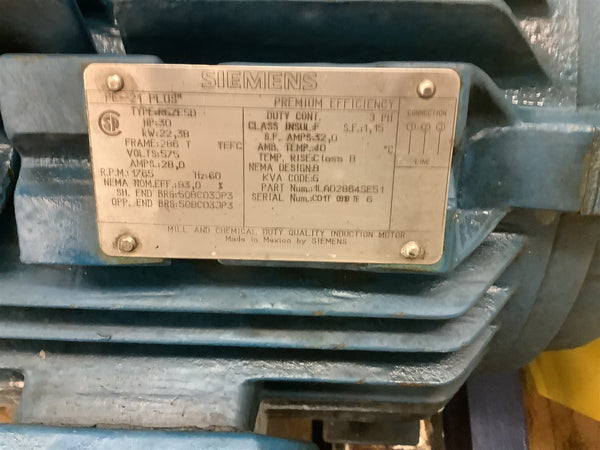 Vebair VF711 Blower With Siemens RGZESD Motor 30 HP 575 V – BME ...