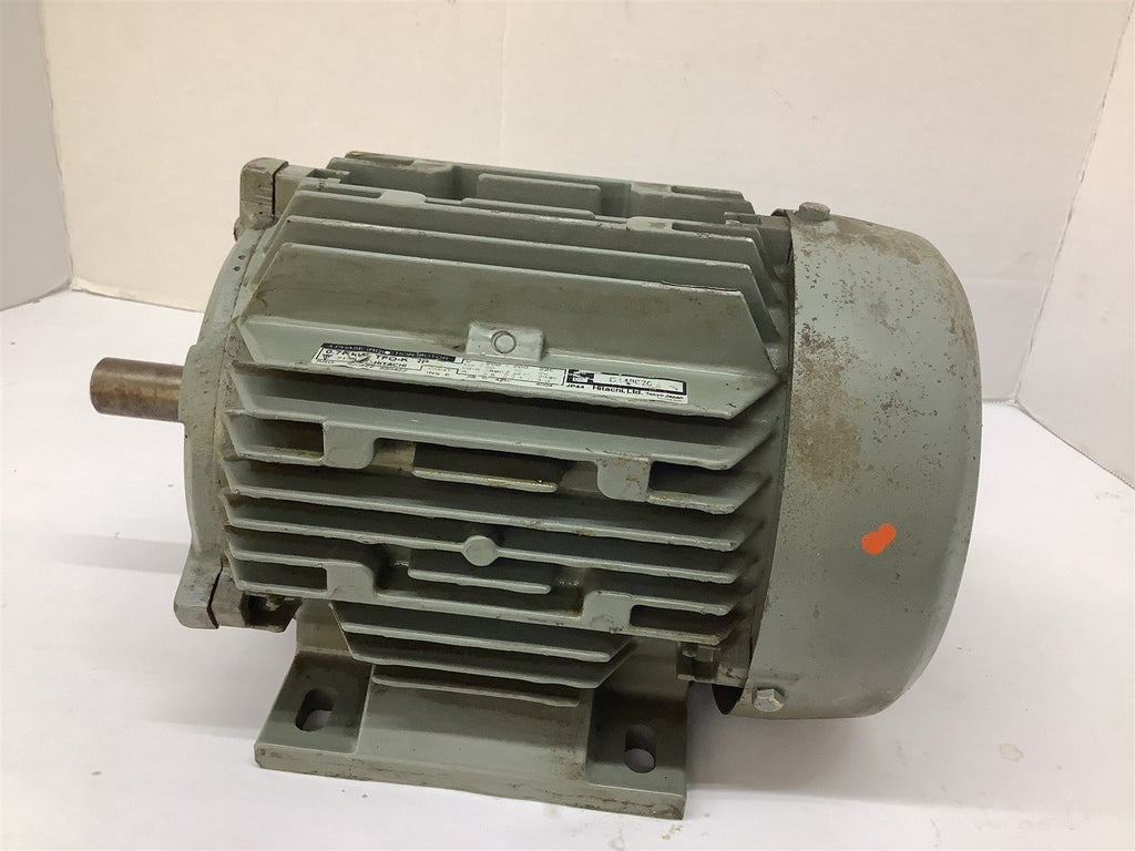 Hitachi TFO-K AC Induction Motor 0.75kW 200V 3470RPM 2P 3PH – BME Bearings and Surplus