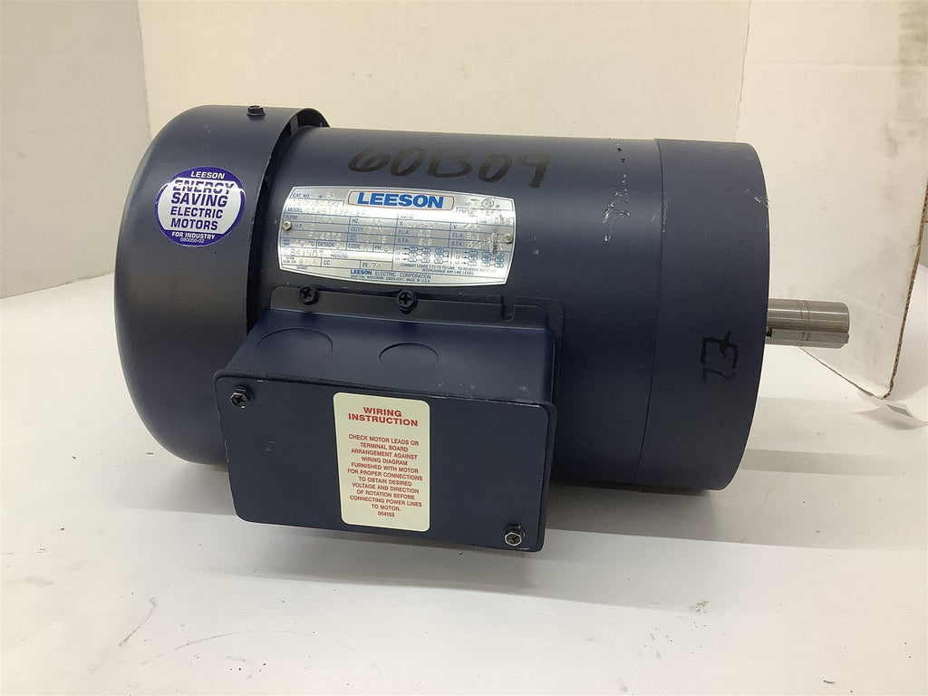 Leeson 120038.00 2 Hp AC Motor 208-230/460 V 1800 Rpm 4P 145TC 3 Ph 60 ...