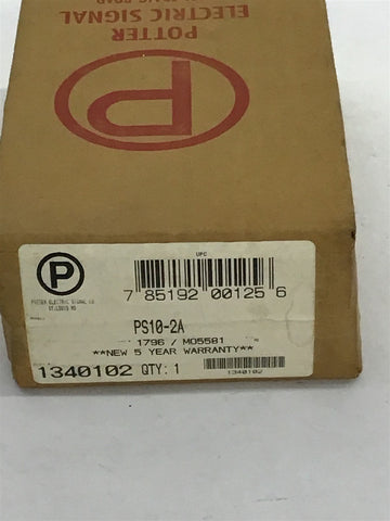 Potter Electric Signal Company PS10-2A Waterflow Pressure Switch – BME Bearings and Surplus