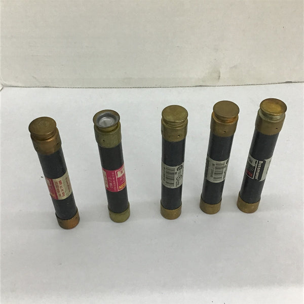 Bussmann FRS-R-30 Fusetron Fuse 30 Amp Lot Of 5 – BME Bearings and Surplus