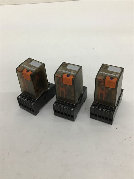 Schrack MT321024 Multimode Relay 10A 250 Volt Lot Of 3 – BME Bearings ...