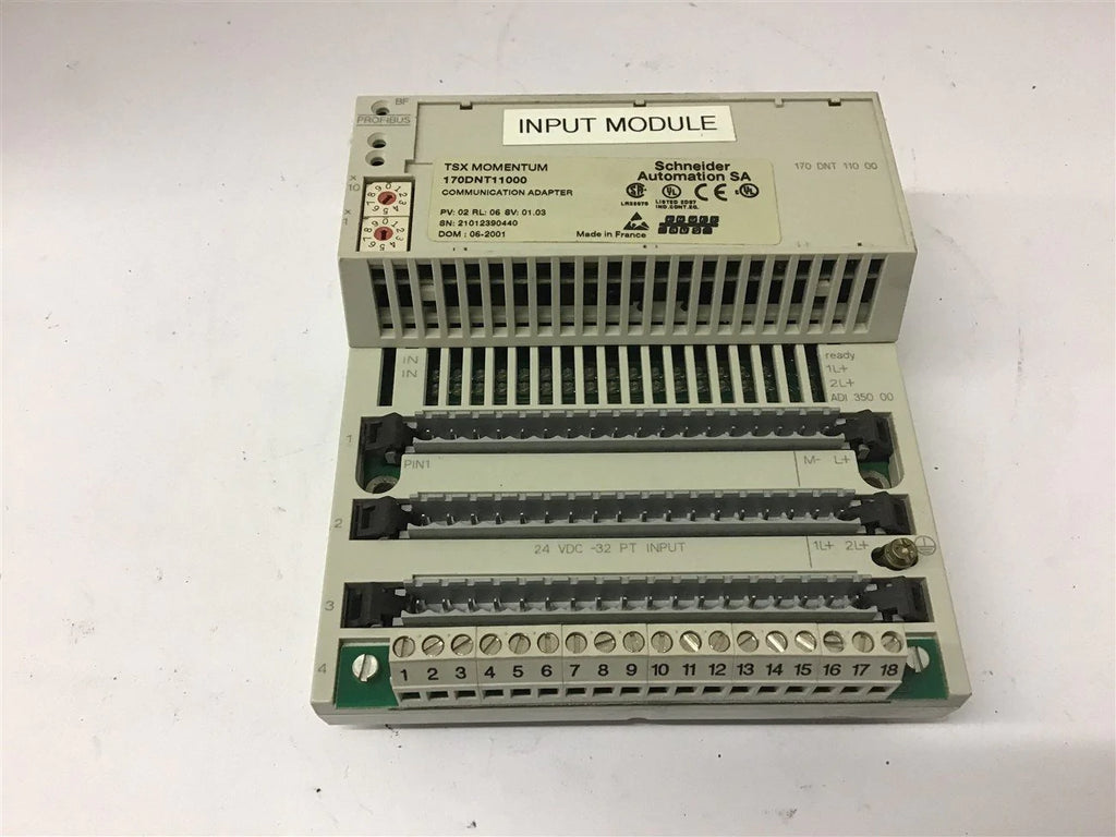 Schneider TSX Momentum With Base 170DNT11000/170ADI35000 – BME Bearings ...