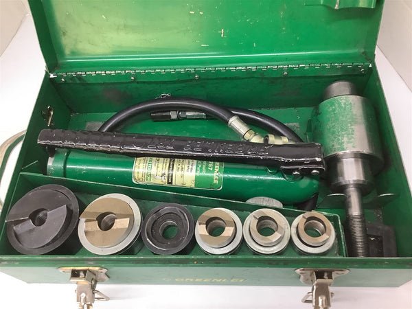 Greenlee 7506 Heavy Duty Slug Splitter Hydraulic Knockout Punch Set 1 ...
