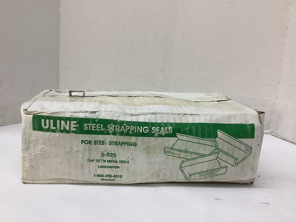 Uline Steel Strapping Seals S-828 3/4" Open Metal Seals – BME Bearings ...