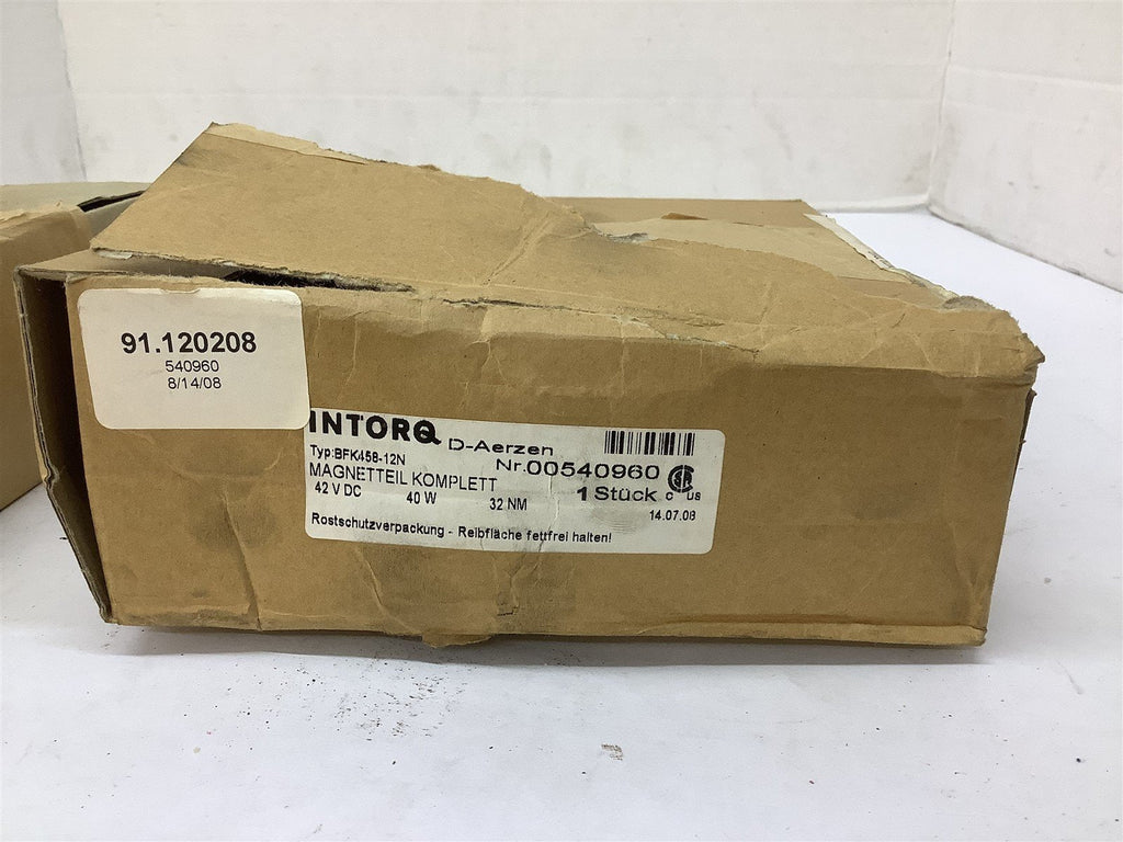 Intorq BFK458-12N Motor Brake – BME Bearings and Surplus