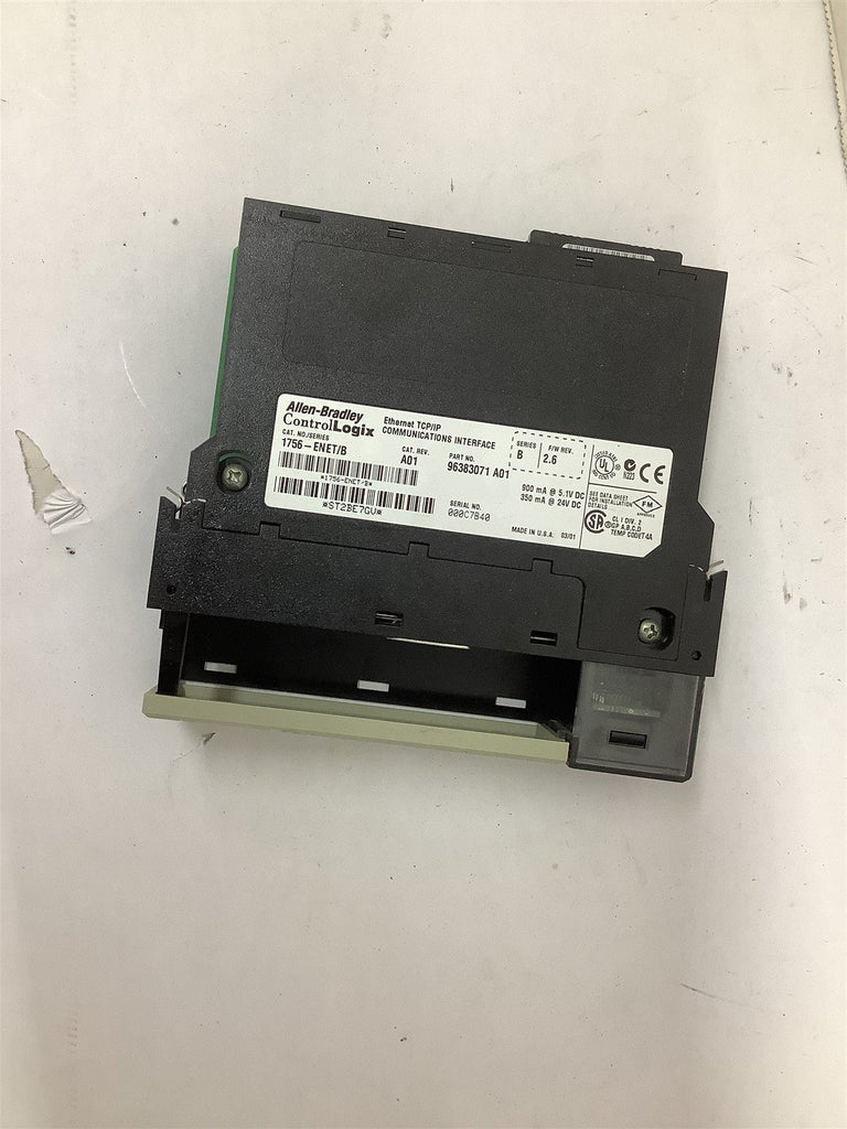 Allen Bradley 1756-ENET/B Communications Interface – BME Bearings and ...