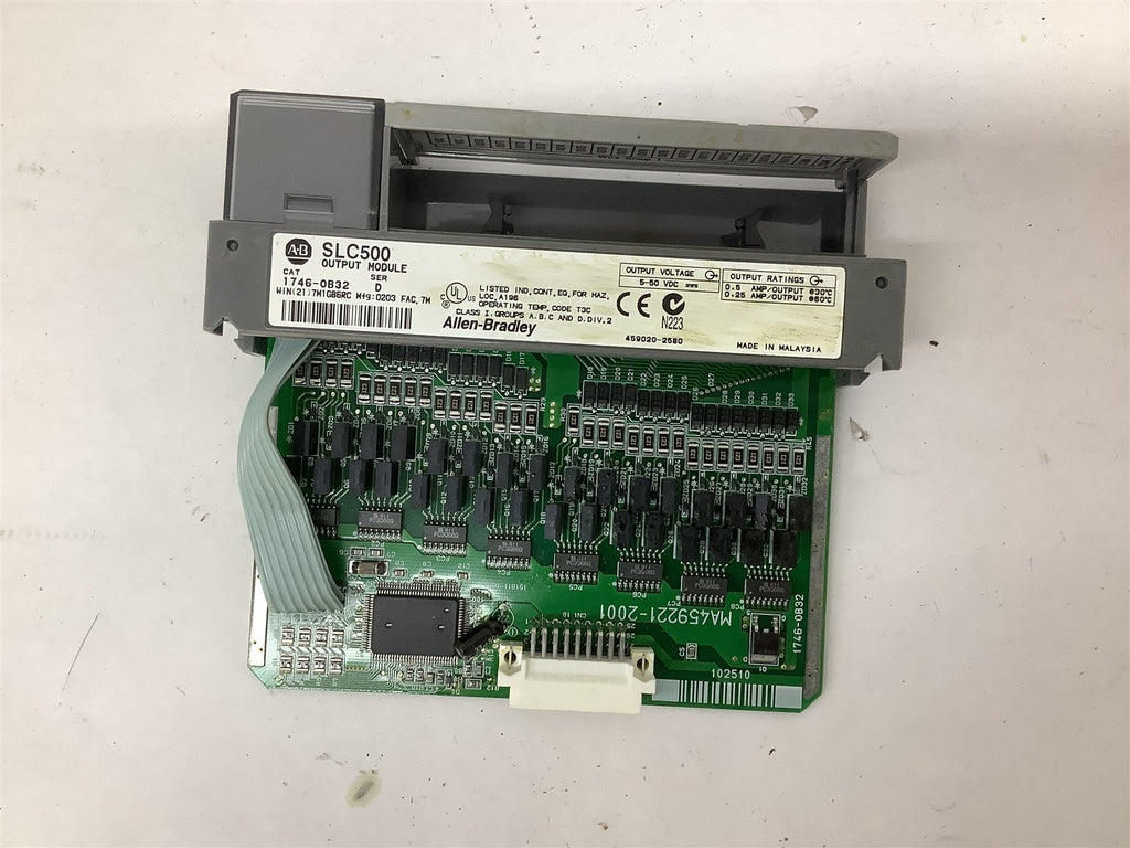 Allen Bradley 1746-OB32 SER D SLC500 Output Module – BME Bearings and ...