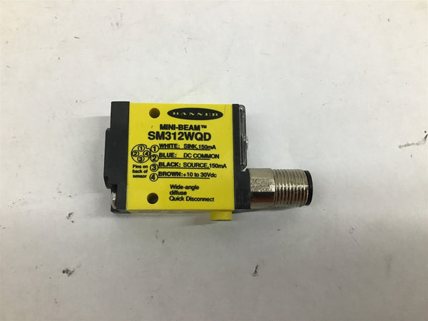 Banner Engineering SM312WQD Mini-Beam Sensor – BME Bearings and Surplus