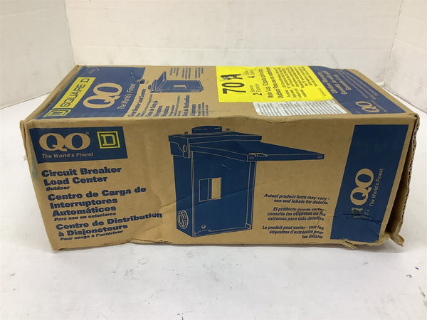 Square D QO24L70RB Circuit Breaker Load Center 70 A 120/240 V Single P ...