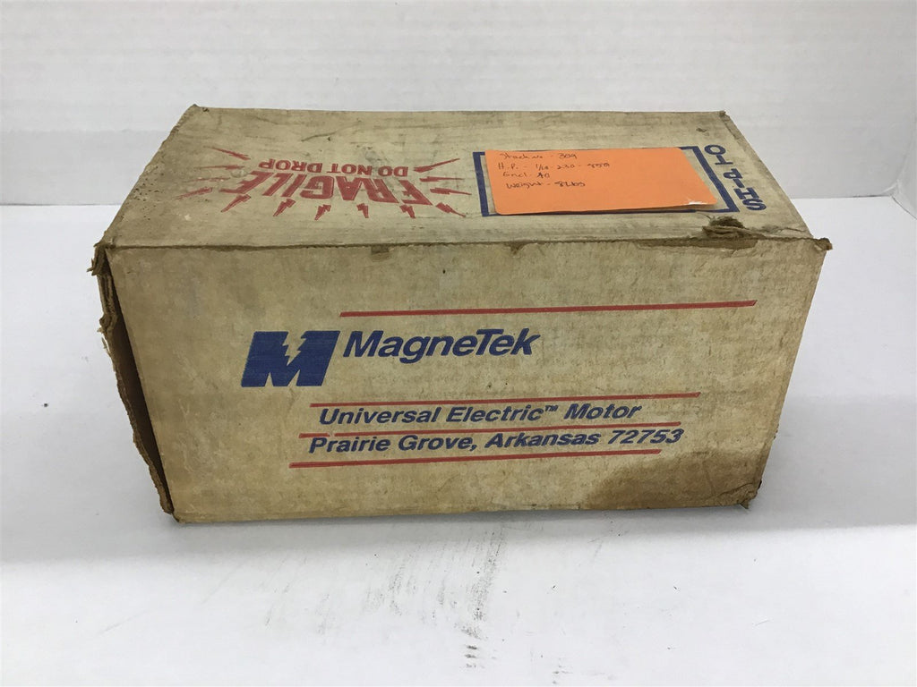 Magnetek 309 1/10 Hp Shaded Pole Motor 230 V 850 Rpm 1 Speed CCWSE ...