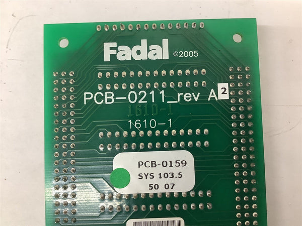 Fadal 1610-1 CPU Board – BME Bearings and Surplus