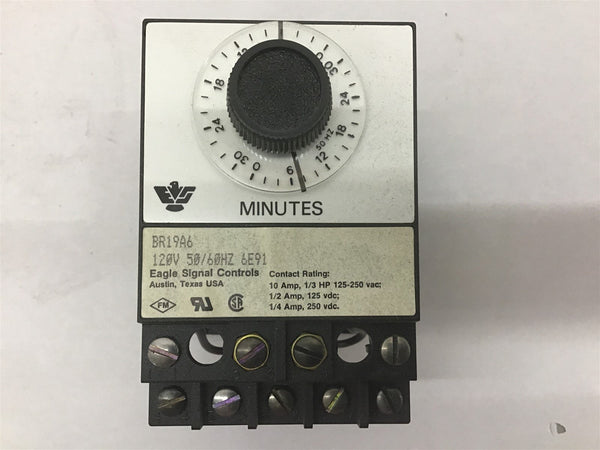 Eagle Signal Controls BR196A6 Timer 120V 50/60HZ 6E91 – BME Bearings ...