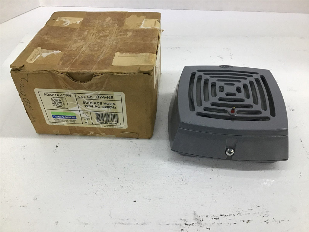 Edwards Signaling 874-N5 Audio Surface Horn 120 Vac 50/60 HZ – BME ...
