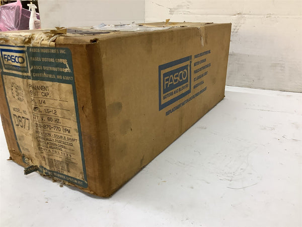 Fasco D877 AC Motor 1/4 HP 277V 1000-870-770 RPM 60Hz Open – BME ...