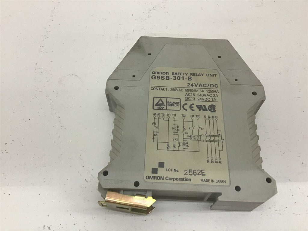 Omron G9SB-301-B Safety Relay Unit 24 VAC/DC – BME Bearings and Surplus