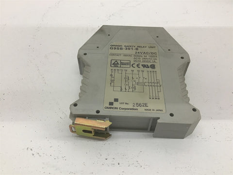 Omron G9SB-301-B Safety Relay Unit 24 VAC/DC – BME Bearings and Surplus