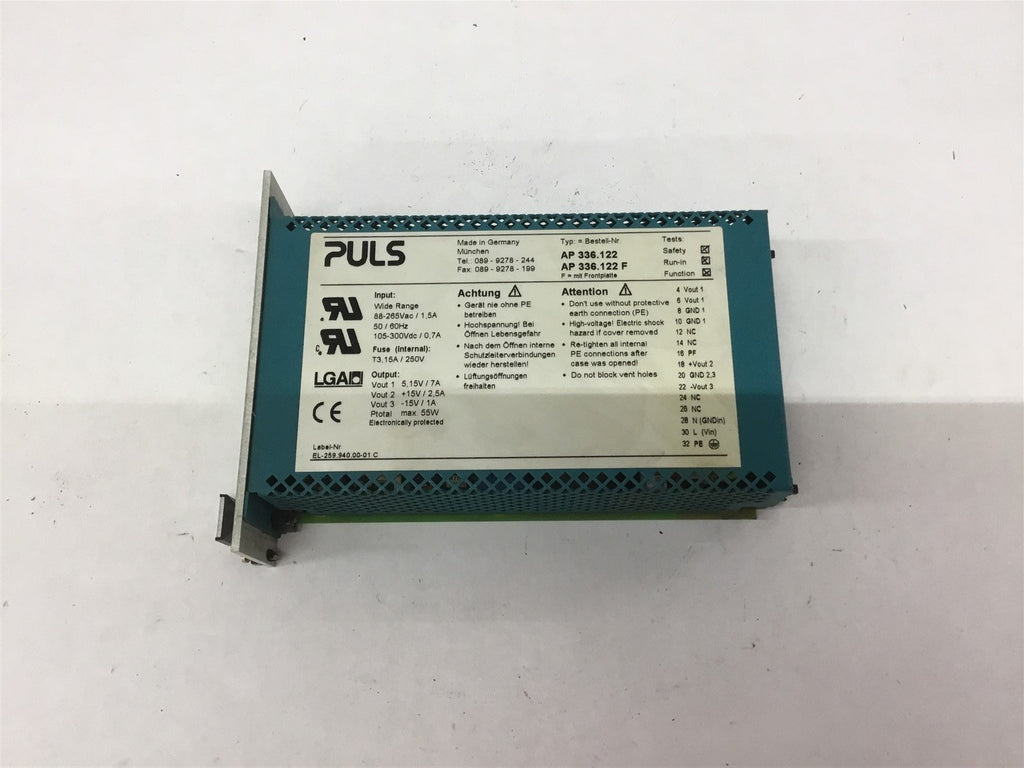 PULS AP336.122 Power Supply Module – BME Bearings and Surplus