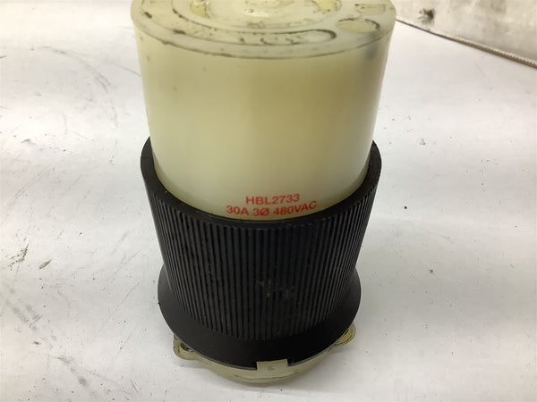 Hubbell HBL2733 4 Prong Receptacle 30A 480 VAC – BME Bearings and Surplus