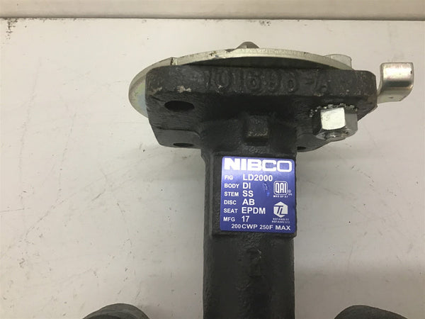Nibco LD2000 Butterfly Valve DI EPDM 200 CWP – BME Bearings and Surplus