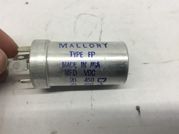 Mallory Type FP Capacitor 450 Vdc – BME Bearings and Surplus