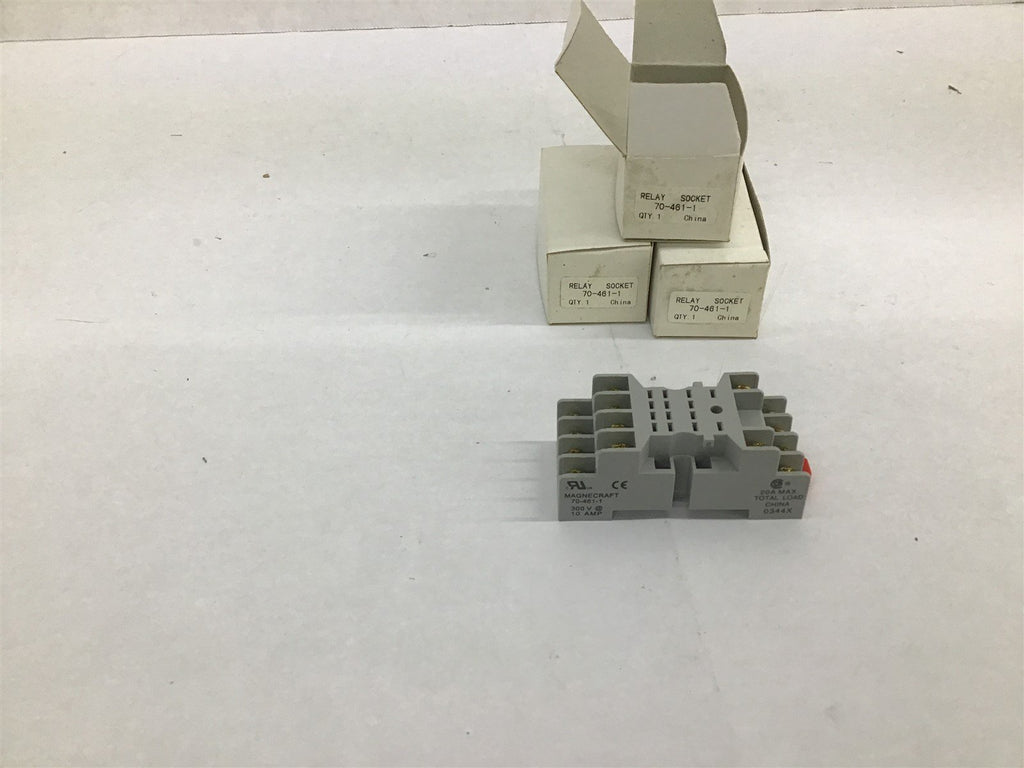 Magnecraft 70-461-1 14-Pin 10A 300V Relay Socket Lot of 3 – BME ...