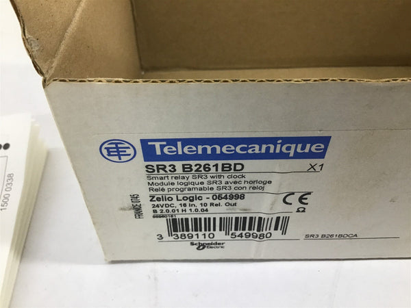 Telemecanique SR3B261BD Smart Relay SR3 with dock 24 VDC 16in – BME ...