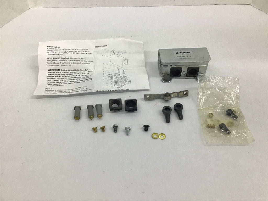Warner Electric 5200-101-010 Conduit Box Kit – BME Bearings and Surplus