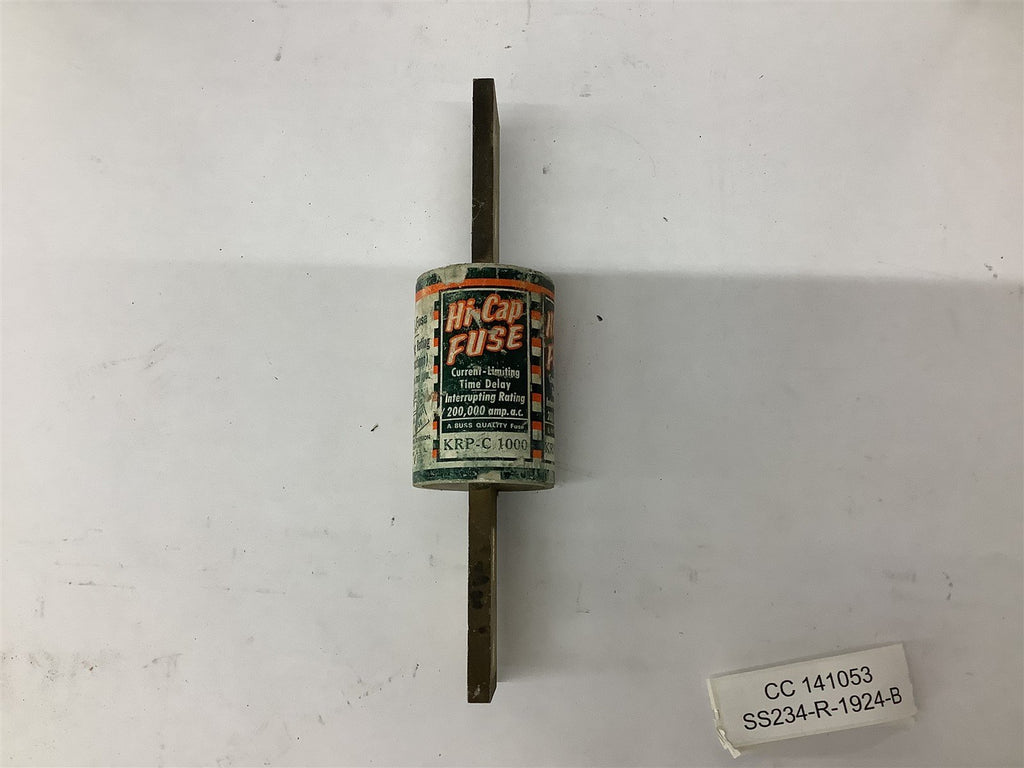 Hi Cap Fuse KRP-C-1000 200,000 Amp Fuse AC 600VAC – BME Bearings and ...