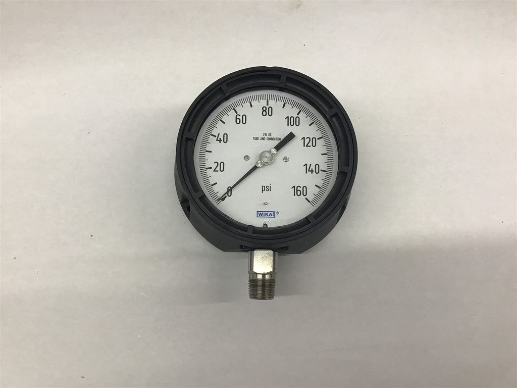 Wika PSI 316 SS Tube And Connection Gage 0-160 PSI – BME Bearings and ...