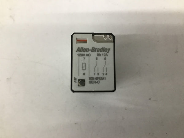 Allen Bradley 700-HF32A1 Series C Ice Cube Relay 120V AC 12A – BME ...