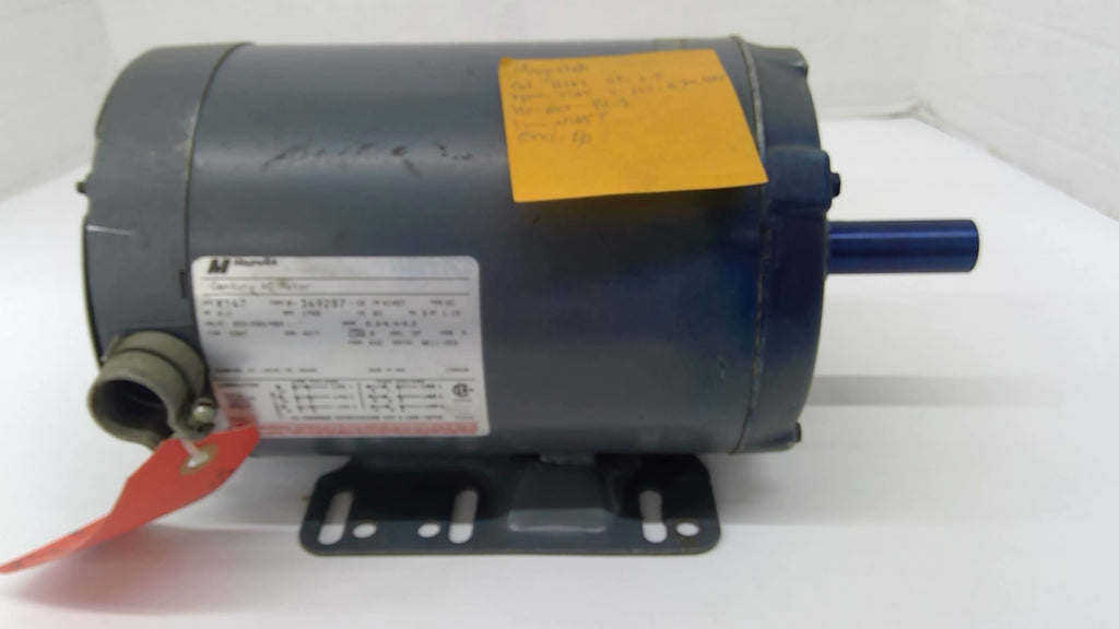 Magnetek R147 2 HP AC Motor 1800 Rpm 4P 200-230/460V 60Hz 3PH 145T FR ...