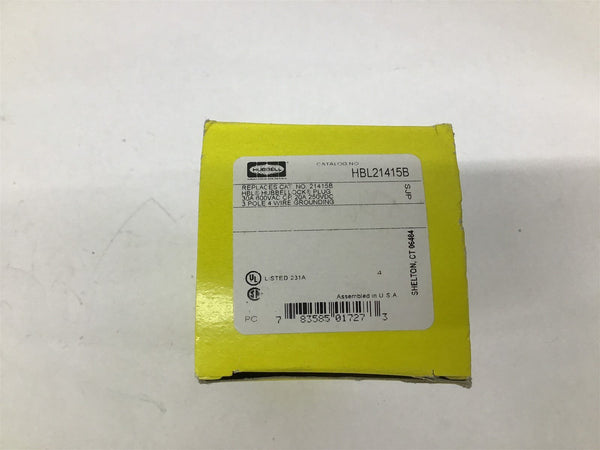 Hubbell HBL21415B Hubbellock Plug – BME Bearings and Surplus