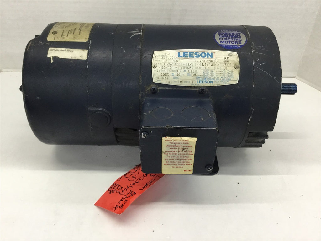 Leeson C6T17DK6B Brake Motor – BME Bearings and Surplus