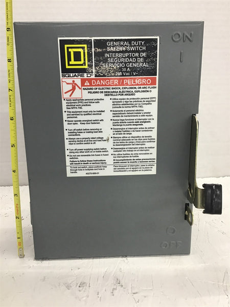 Square D D221N Series E3 Safety Switch – BME Bearings and Surplus
