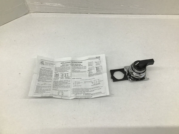 Cutler Hammer 10250t3043 3 position Selector Switch – BME Bearings and ...