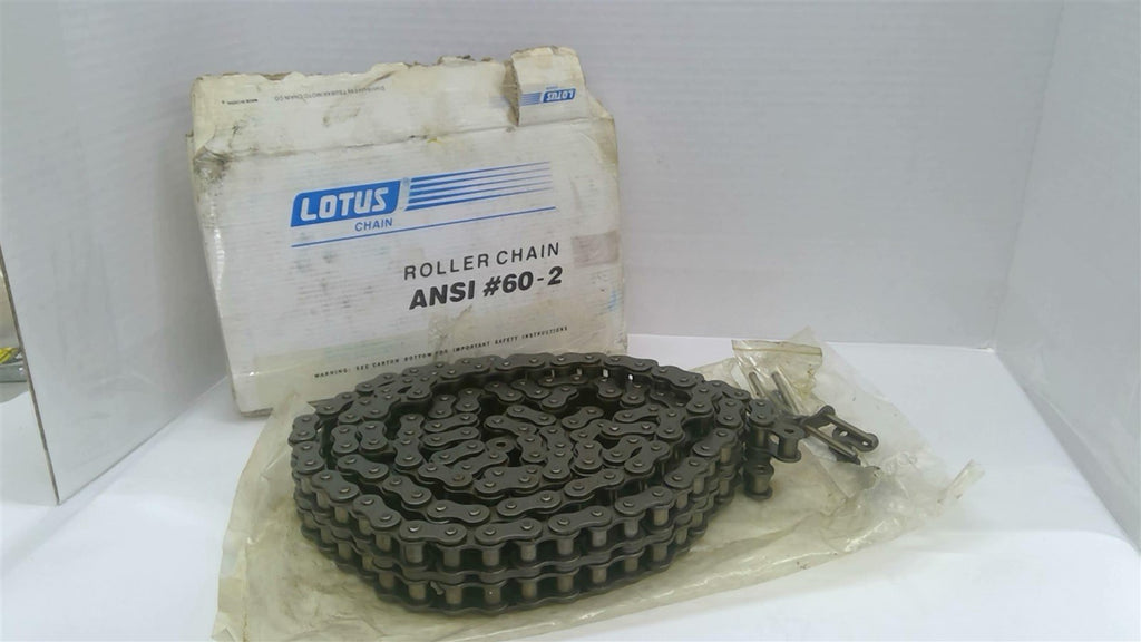 Lotus ANSI 60-2 Chain 10 Ft. – BME Bearings and Surplus