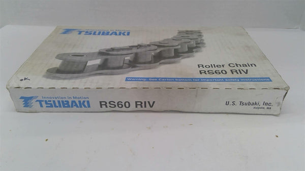 Tsubaki RS60 RIV Chain 10 Ft. New Sealed Factory Box – BME Bearings and ...