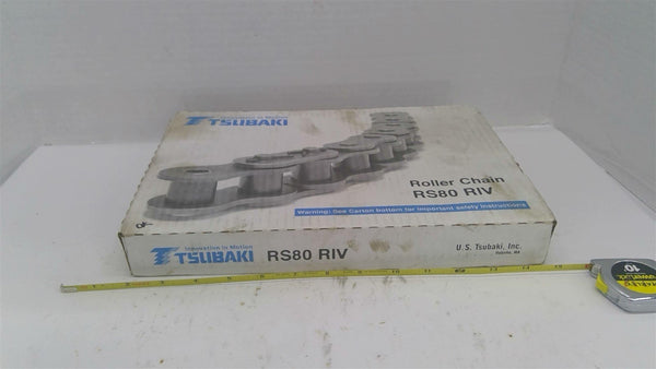 Tsubaki RS80RIV Chain 10 Ft. – BME Bearings and Surplus