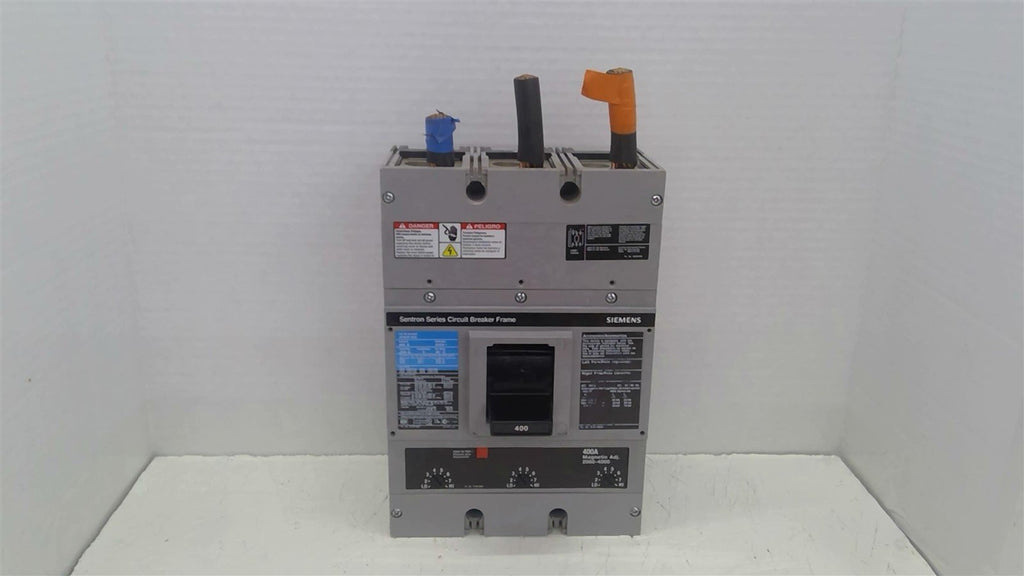 Siemens JD63F400 Circuit Breaker Frame 400A 600V 3 Pole – BME Bearings ...