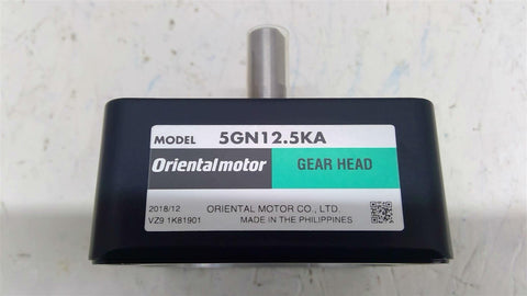 Oriental Motor 5GN12.5KA Gear Head – BME Bearings and Surplus